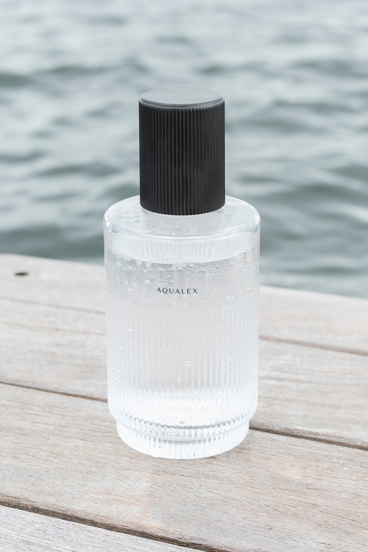 AQUALEX Nova waterkaraf Plat en Bruiswater - Dark Black