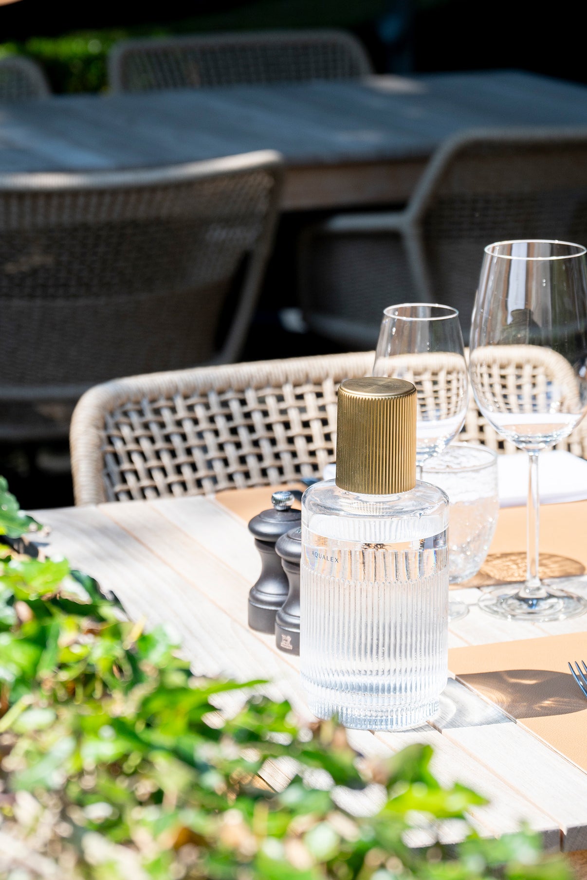 AQUALEX Nova waterkaraf Plat en Bruiswater - French Gold